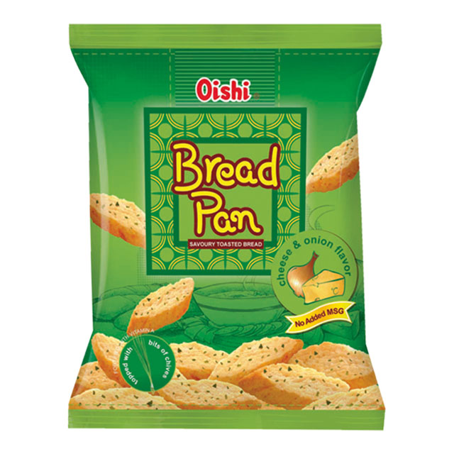 Oishi, Bread Pan 24g (Butter Toast, Cheese & Onion, Garlic, White ...