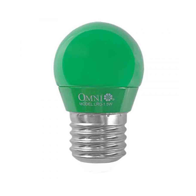 OMNI LED Colored Round Bulb 1.5W (Blue, Green, Red, Yellow) , LRB-1.5W.