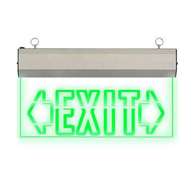 Omni Led Exit Sign Left/Right/Double Arrow Acrylic, LED/X-200/L ...